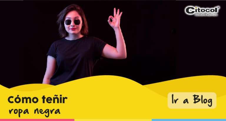 Claves sobre cómo teñir ropa negra con colorantes – Colorantes Citocol